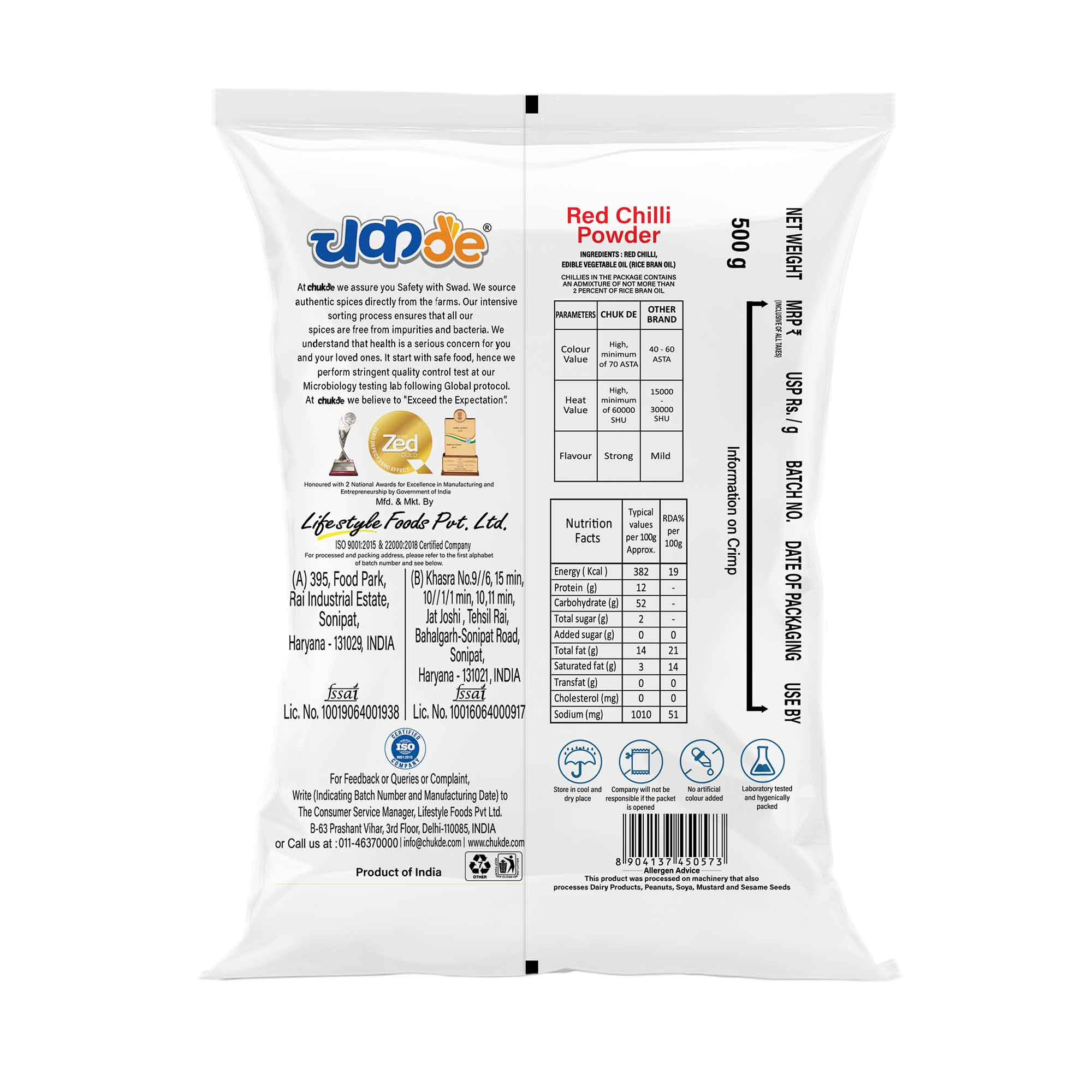 Best Lal Mirch Powder | Safest Spices of India | Chukde